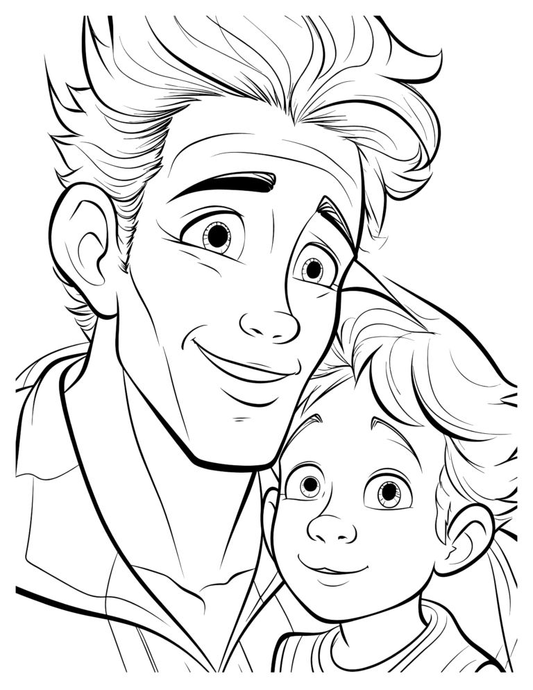 Father Coloring Pages: Creative Fun for Kids