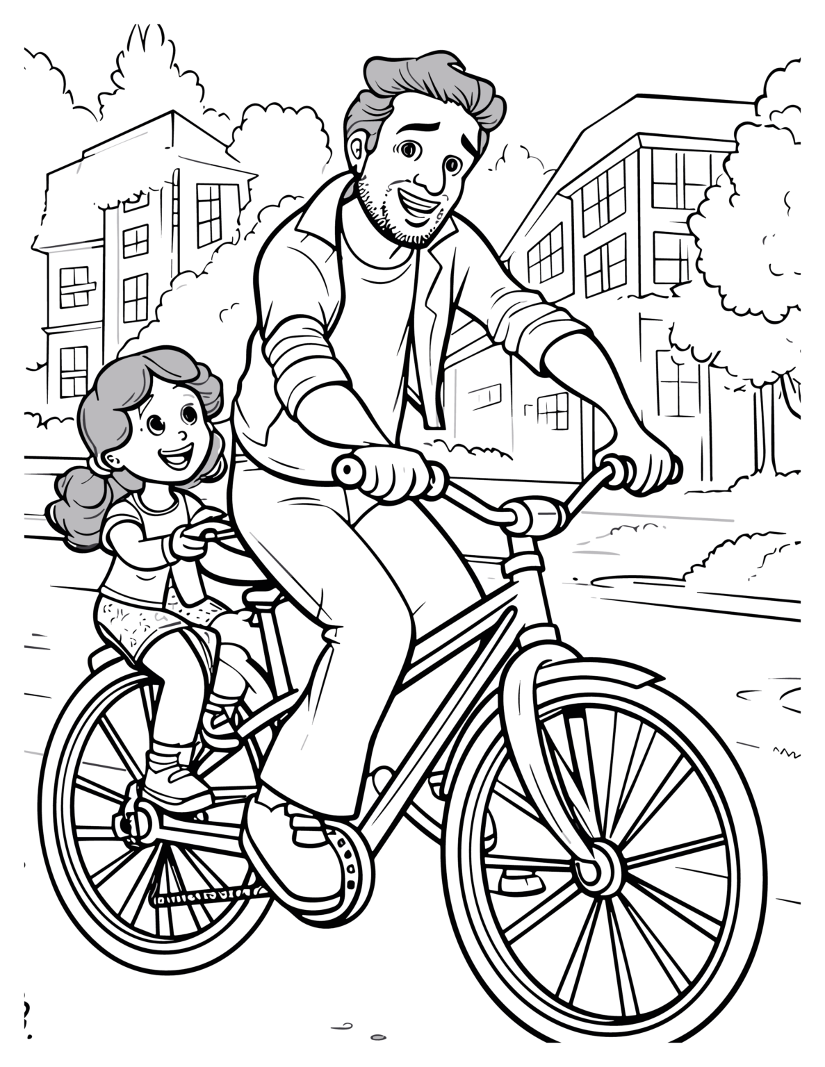 Father Coloring Pages: Creative Fun for Kids