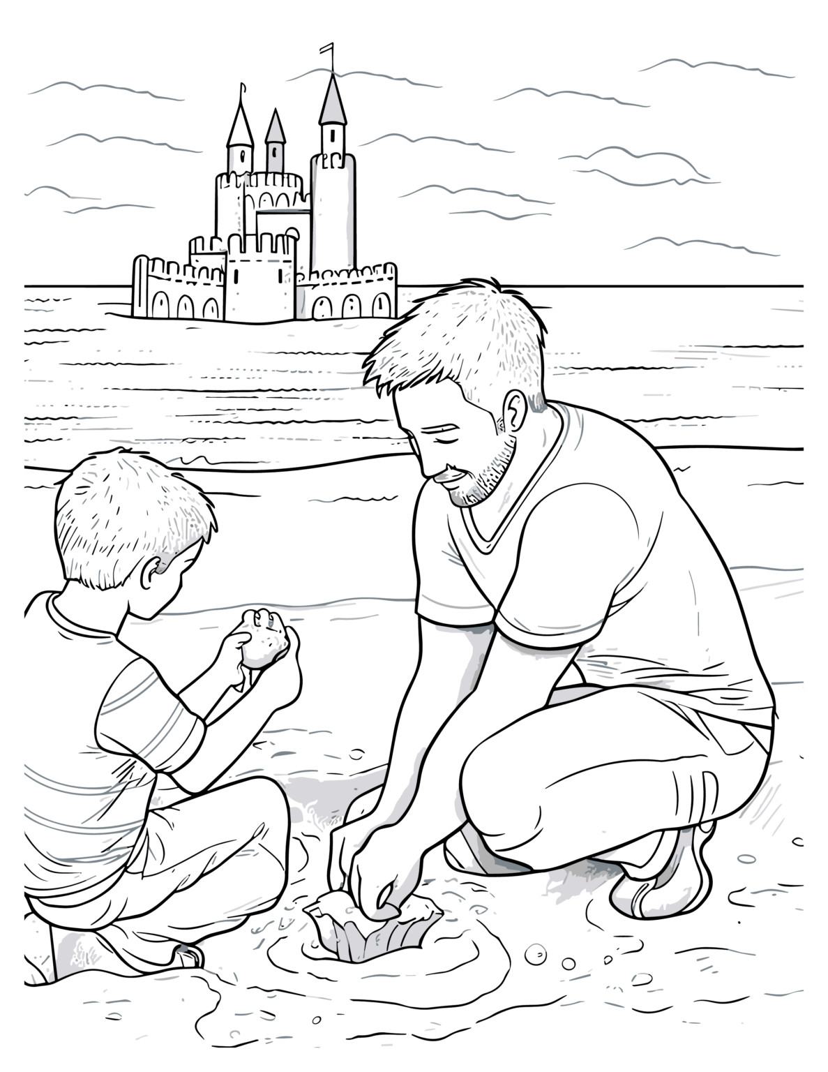 Father Coloring Pages: Creative Fun for Kids