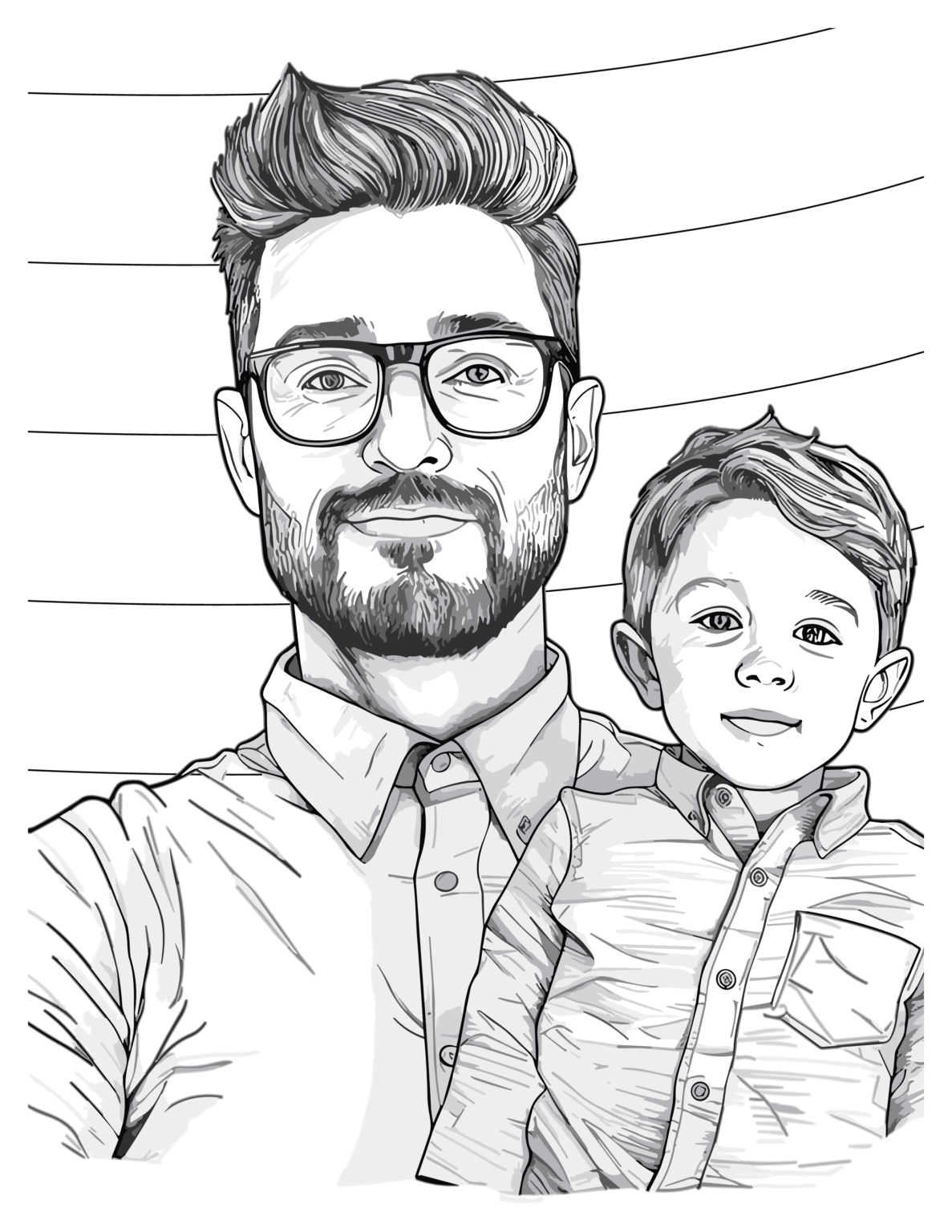 Father Coloring Pages: Creative Fun for Kids