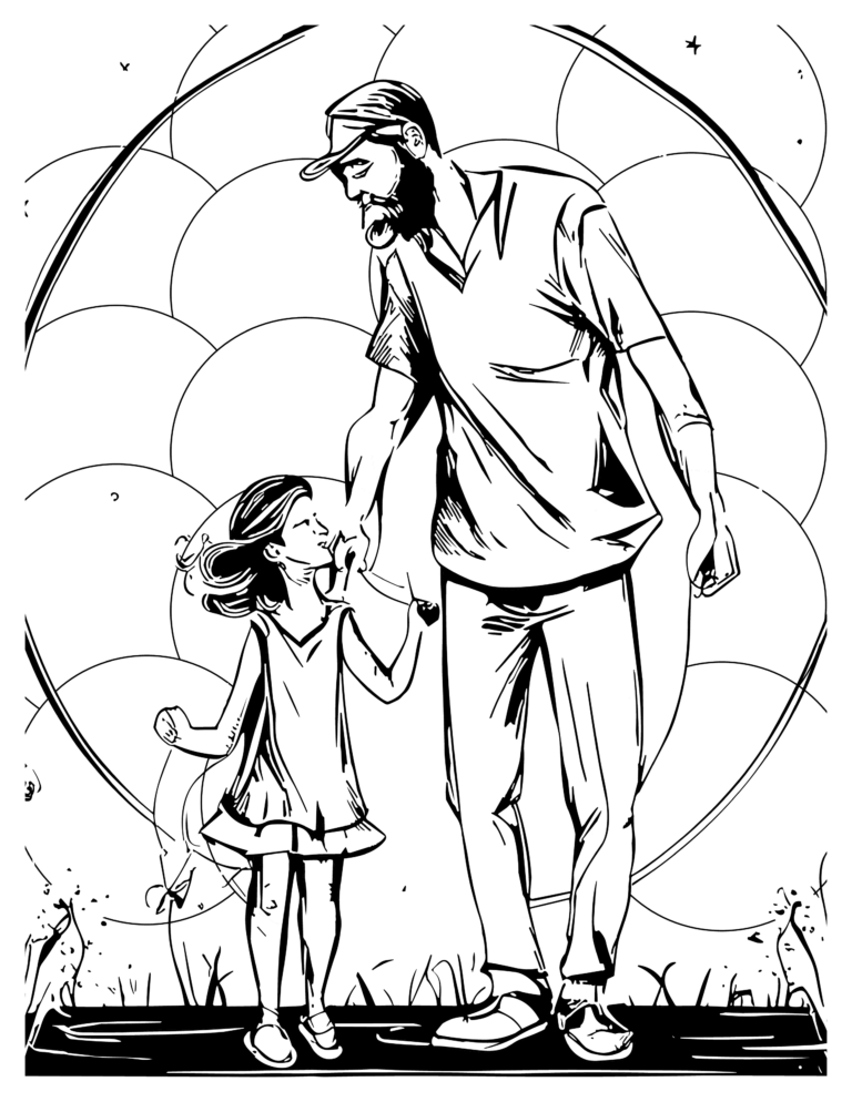Father Coloring Pages: Creative Fun for Kids