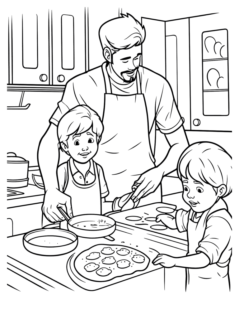 Father Coloring Pages: Creative Fun for Kids