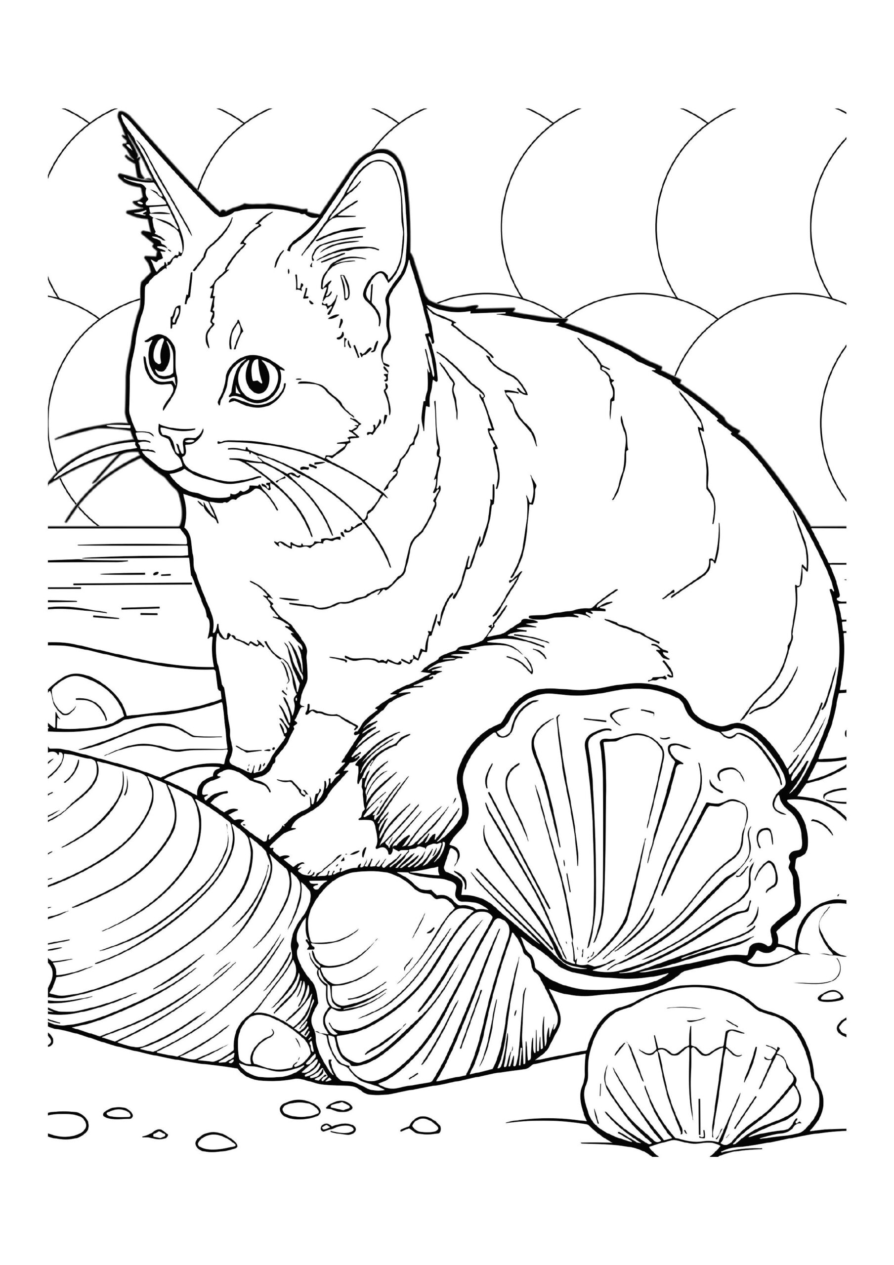 Curious Cat Coloring Pages I Fun Activities for Children