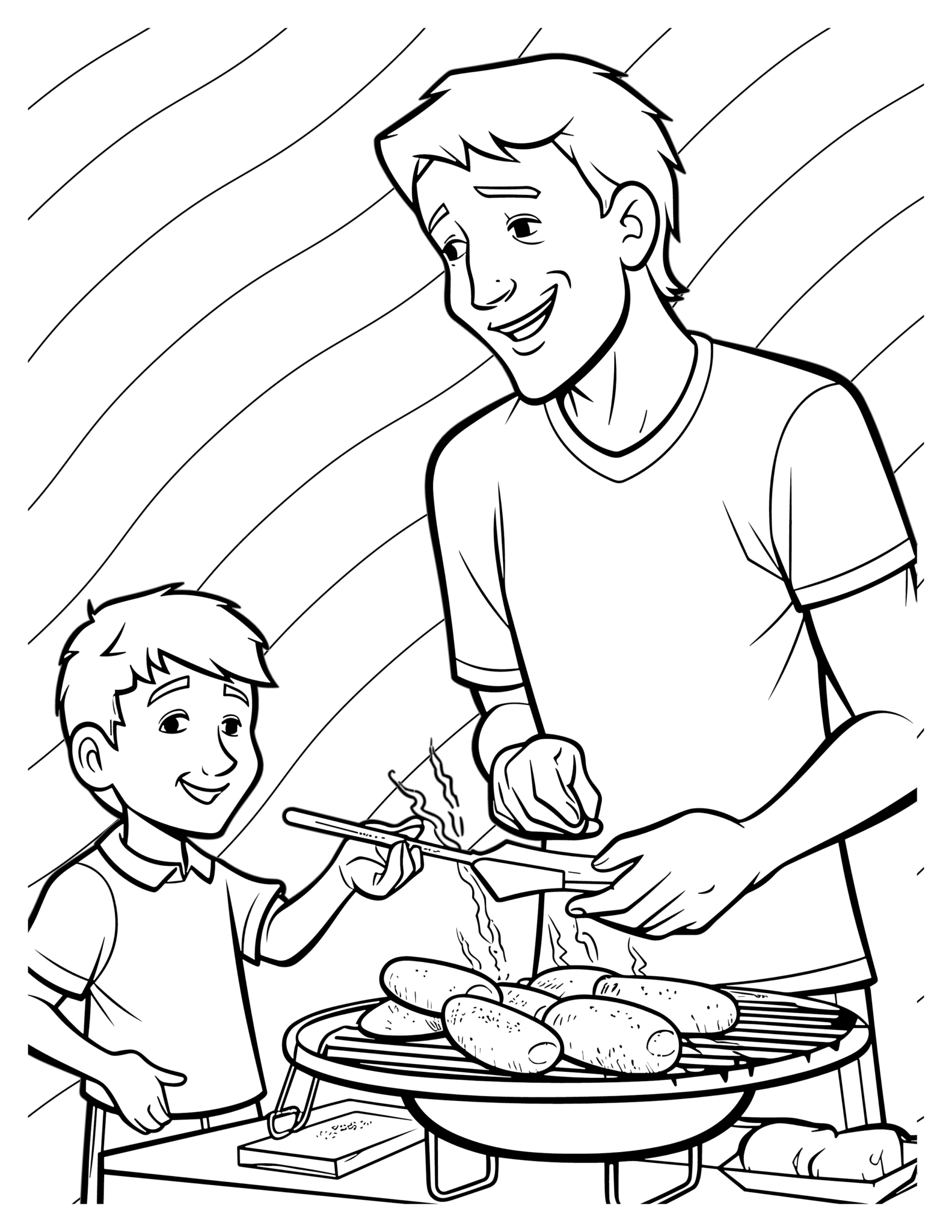 Father Coloring Pages: Creative Fun for Kids