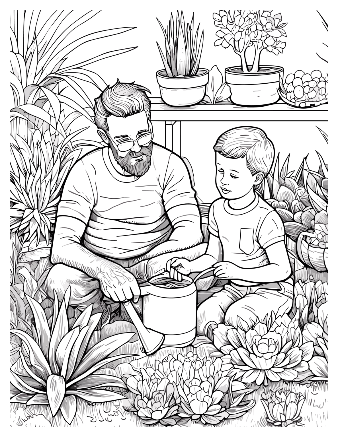 Father Coloring Pages: Creative Fun for Kids