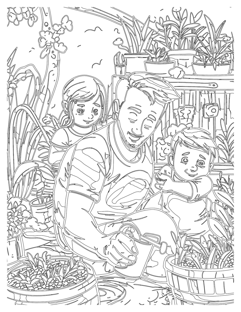 Father Coloring Pages: Creative Fun for Kids