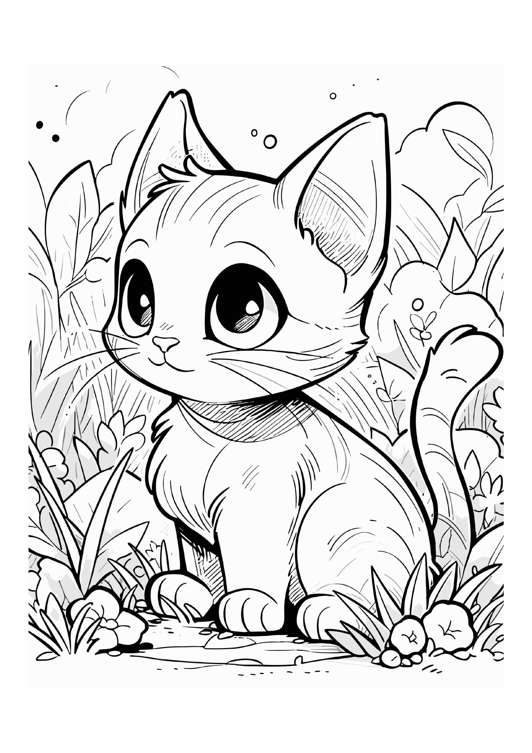 Curious Cat Coloring Pages I Fun Activities for Children
