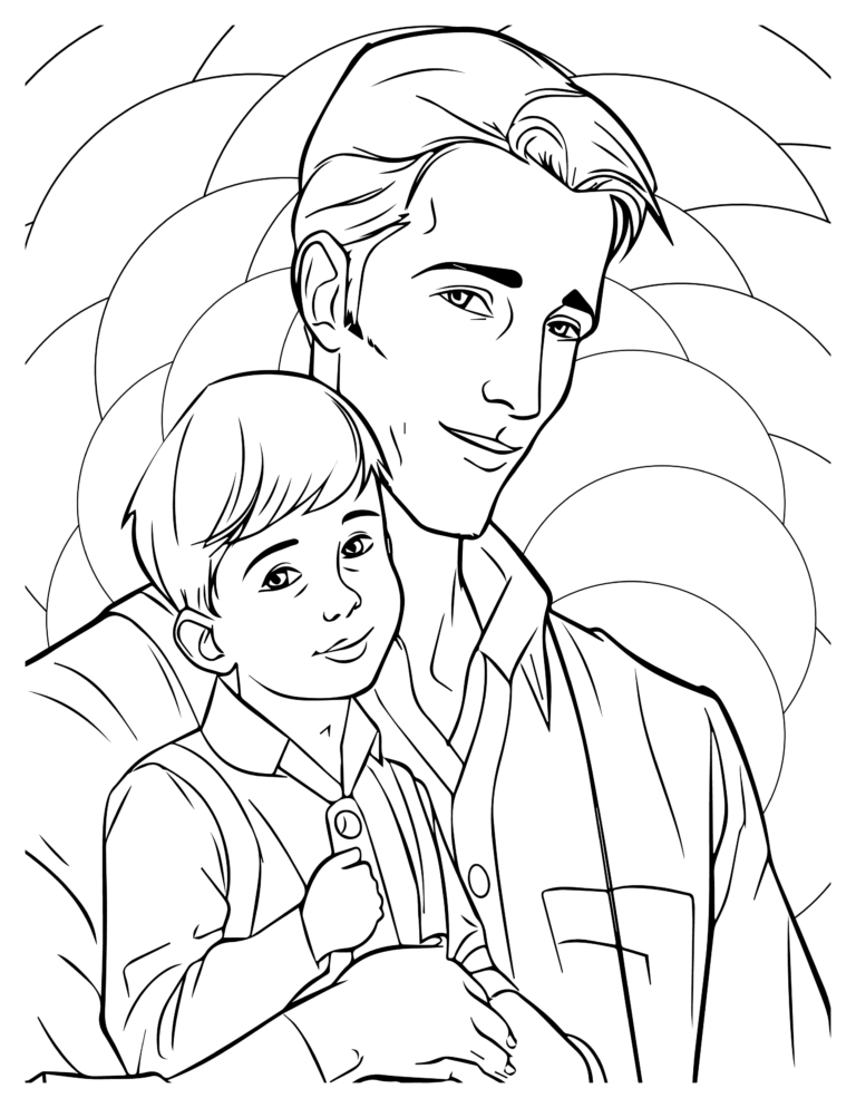 Father Coloring Pages: Creative Fun for Kids