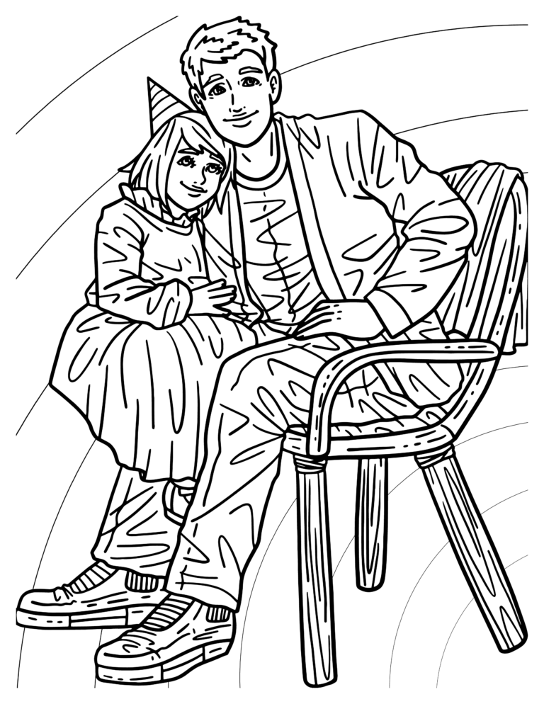 Father Coloring Pages: Creative Fun for Kids