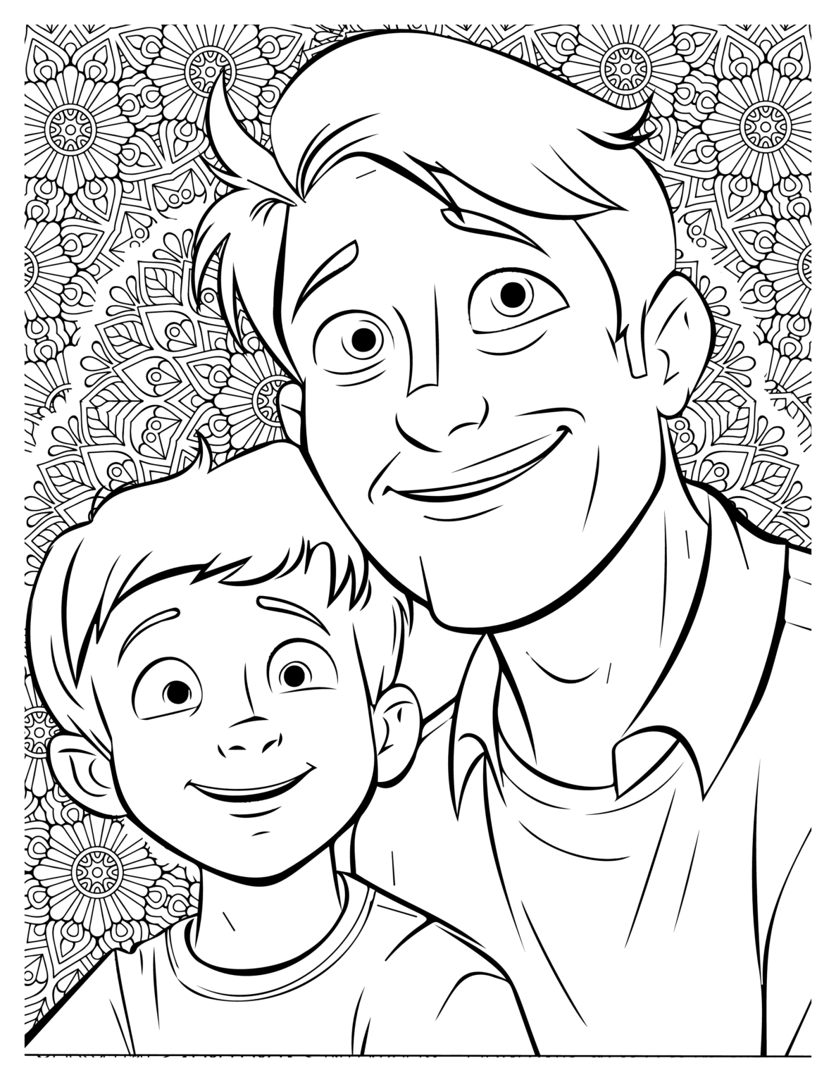 Father Coloring Pages: Creative Fun for Kids