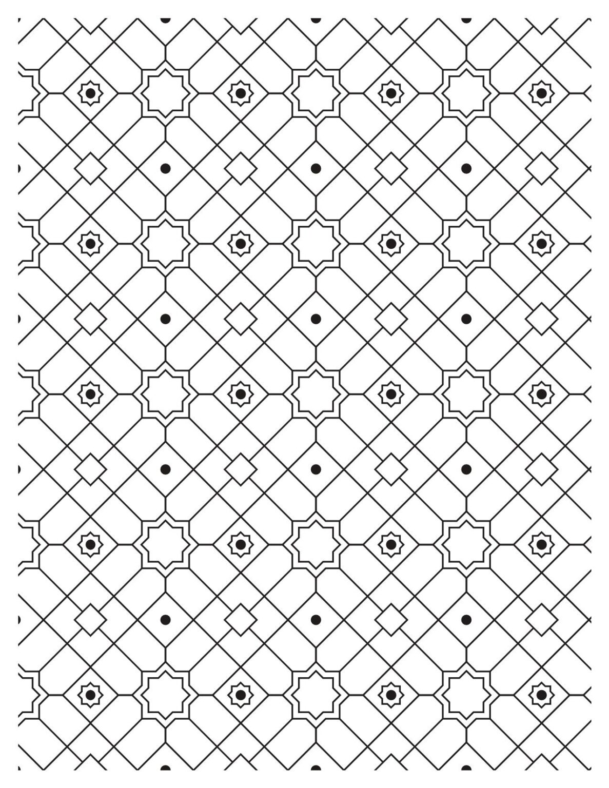 Geometric Pattern Coloring Pages | Unleash Your Creativity!