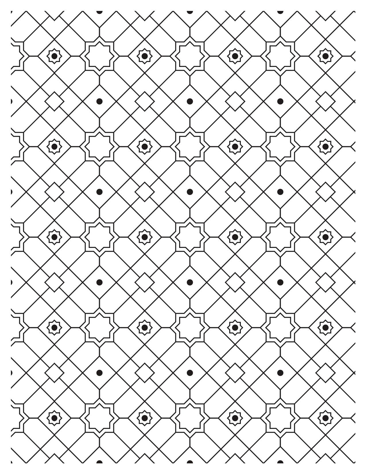 Geometric Pattern Coloring Pages | Unleash Your Creativity!