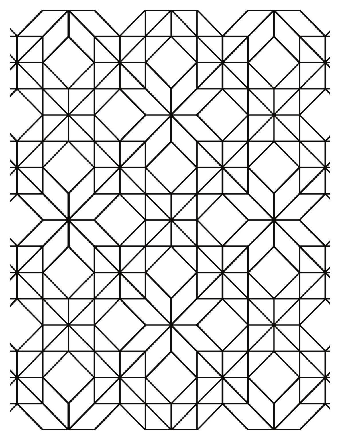 Geometric Pattern Coloring Pages | Unleash Your Creativity!