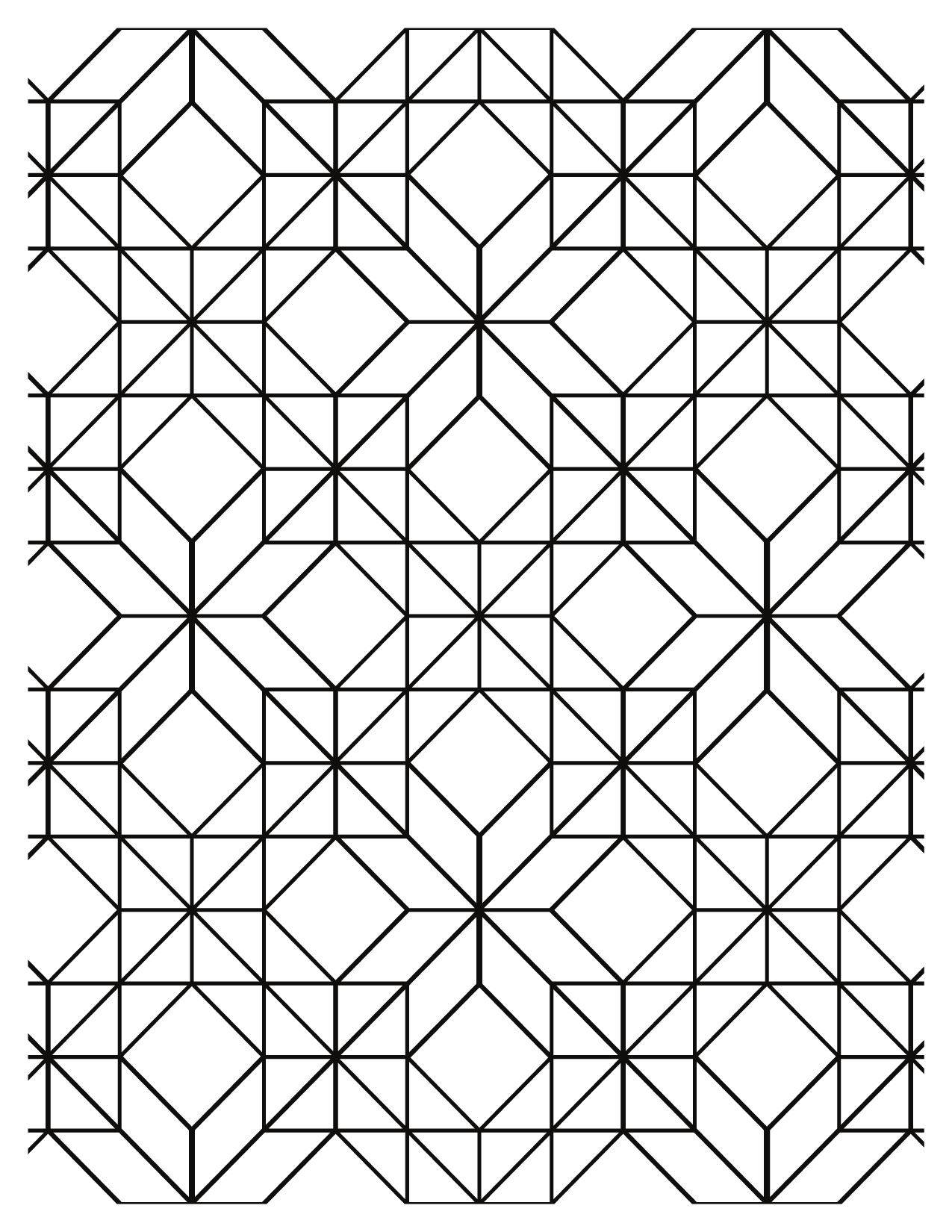 Geometric Pattern Coloring Pages | Unleash Your Creativity!