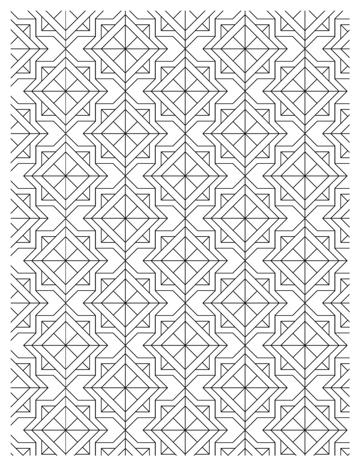 Geometric Pattern Coloring Pages | Unleash Your Creativity!