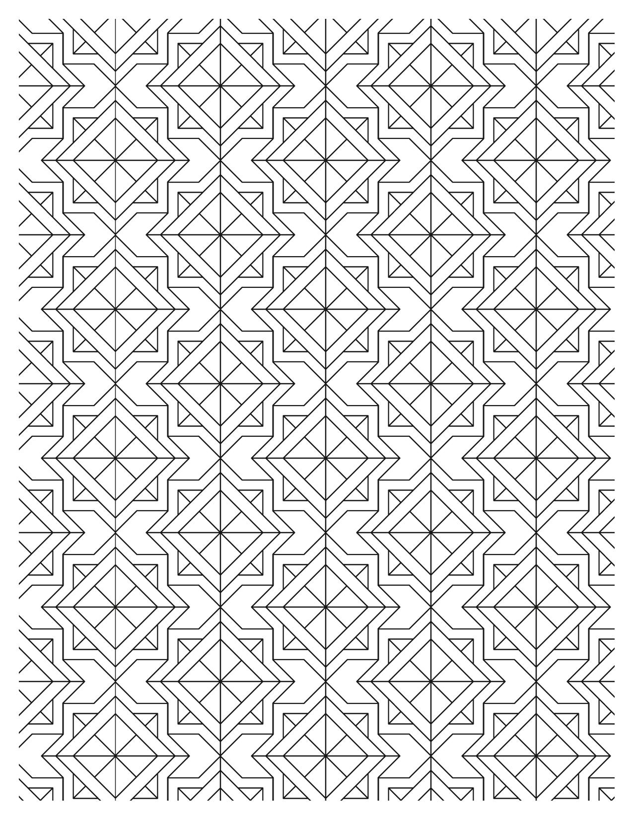 Geometric Pattern Coloring Pages | Unleash Your Creativity!