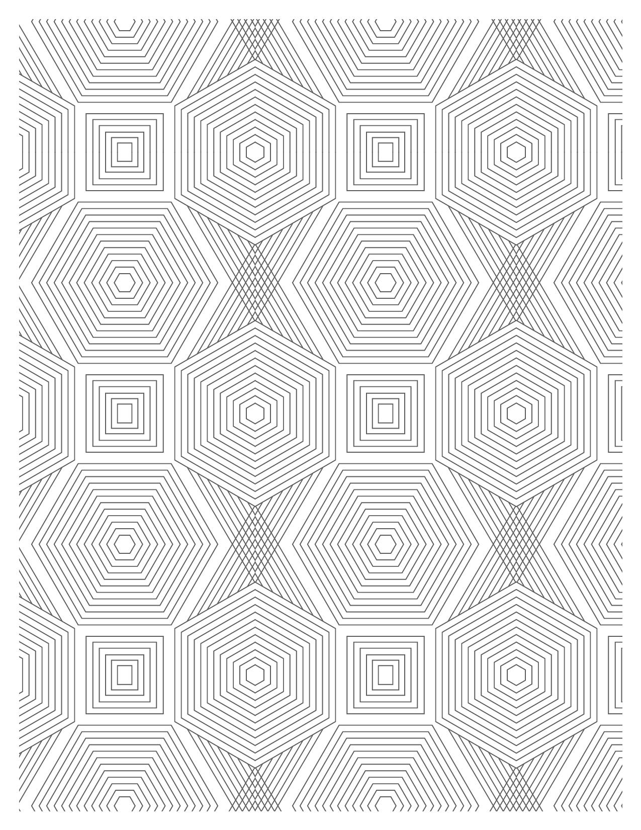 Geometric Pattern Coloring Pages | Unleash Your Creativity!