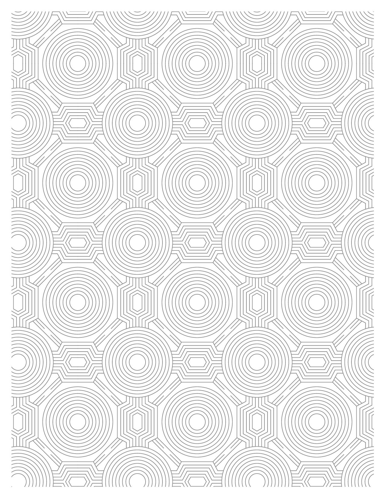 Geometric Pattern Coloring Pages | Unleash Your Creativity!