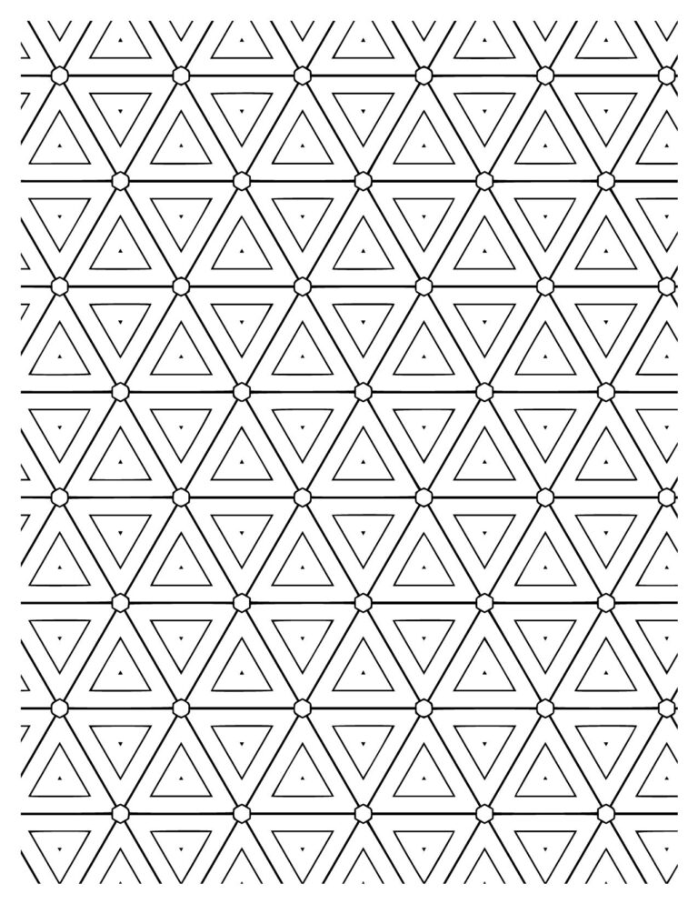 Geometric Pattern Coloring Pages | Unleash Your Creativity!