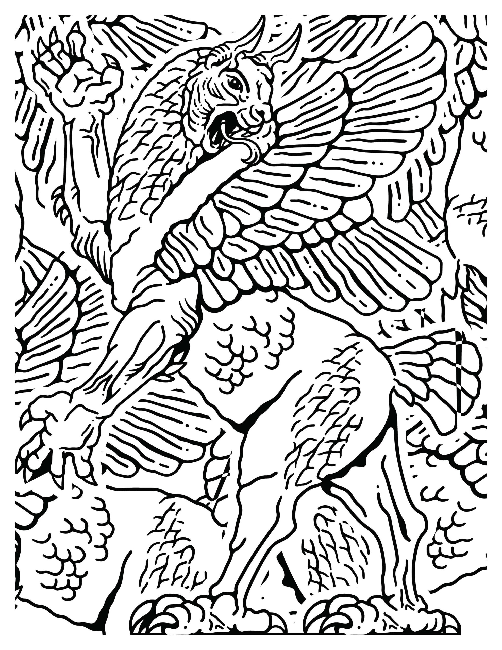 Mystical Creature Coloring Pages: Explore Enchantment