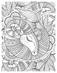 Mystical Creature Coloring Pages: Explore Enchantment