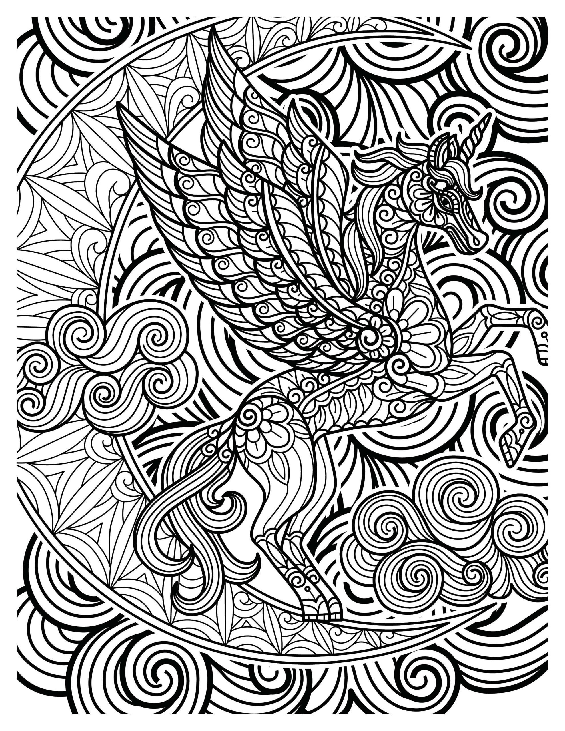 Mystical Creature Coloring Pages: Explore Enchantment