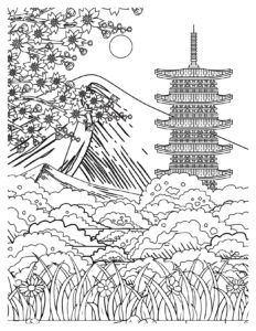 Tranquil Zen Garden Coloring Pages | Calm Your Mind