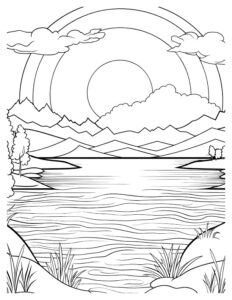 Ocean Coloring Page: Dive into Underwater Creativity