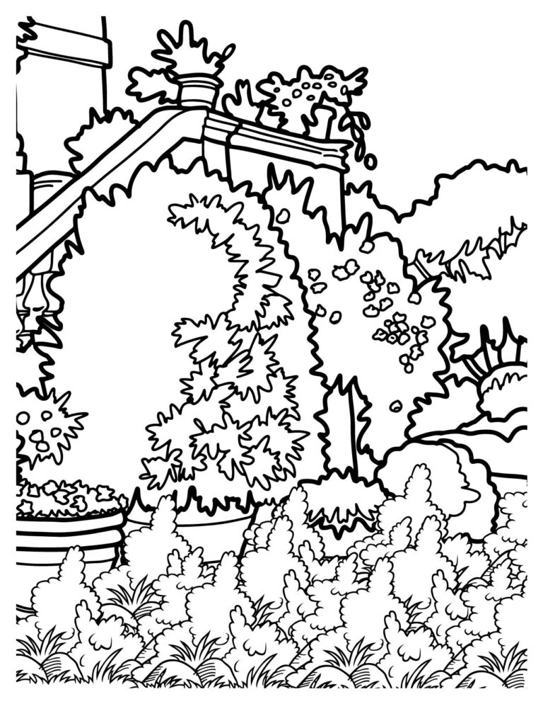 Tranquil Zen Garden Coloring Pages | Calm Your Mind