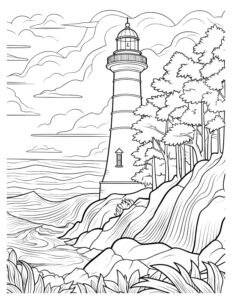 Ocean Coloring Page: Dive into Underwater Creativity