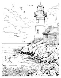 Ocean Coloring Page: Dive into Underwater Creativity