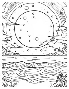 Ocean Coloring Page: Dive into Underwater Creativity