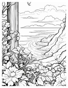 Ocean Coloring Page: Dive into Underwater Creativity