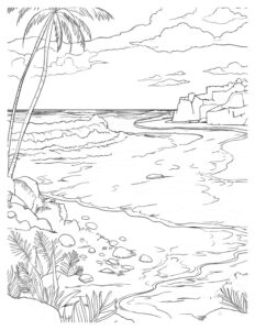 Ocean Coloring Page: Dive into Underwater Creativity