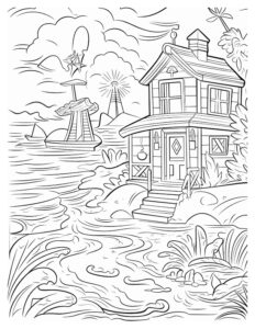 Ocean Coloring Page: Dive into Underwater Creativity