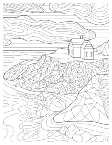 Ocean Coloring Page: Dive into Underwater Creativity