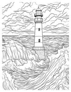 Ocean Coloring Page: Dive into Underwater Creativity