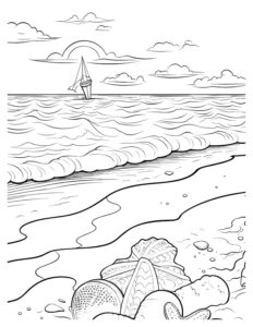 Ocean Coloring Page: Dive into Underwater Creativity