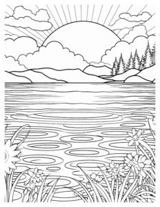 Ocean Coloring Page: Dive into Underwater Creativity