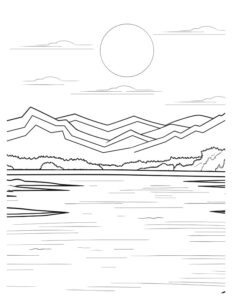Ocean Coloring Page: Dive into Underwater Creativity