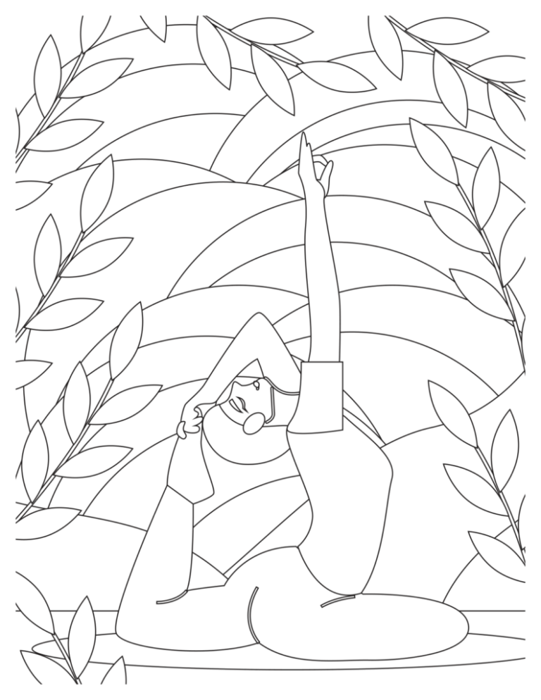 Yoga Coloring Pages | Calm Your Mind