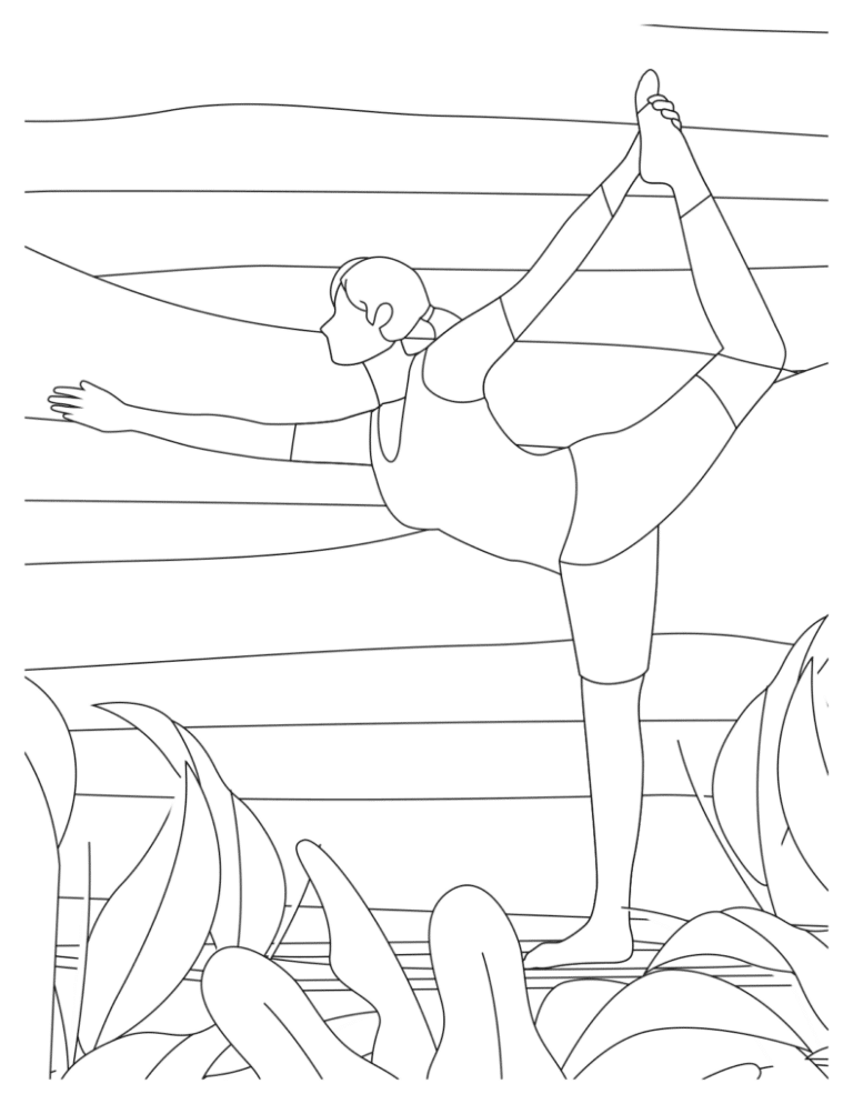 Yoga Coloring Pages | Calm Your Mind