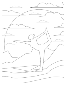 Yoga Coloring Pages | Calm Your Mind