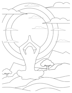 Yoga Coloring Pages | Calm Your Mind