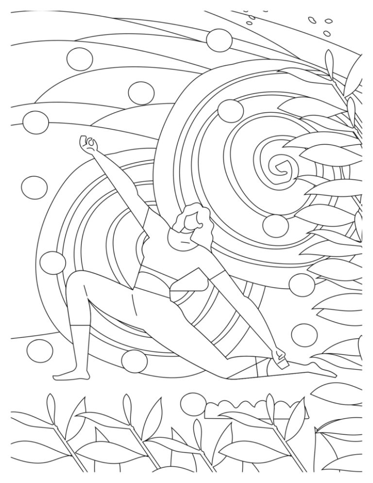 Yoga Coloring Pages | Calm Your Mind