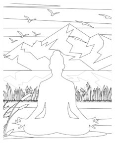 Yoga Coloring Pages | Calm Your Mind