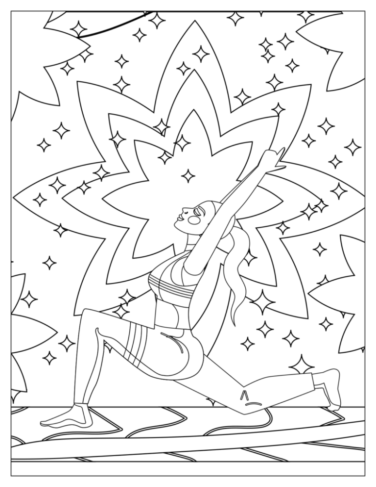 Yoga Coloring Pages | Calm Your Mind