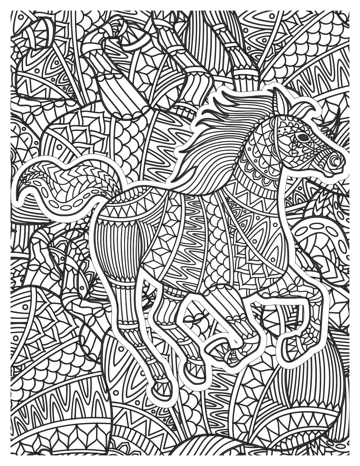 Horse Coloring Pages: Equine Fun for All Ages