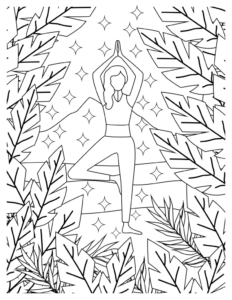 Yoga Coloring Pages | Calm Your Mind