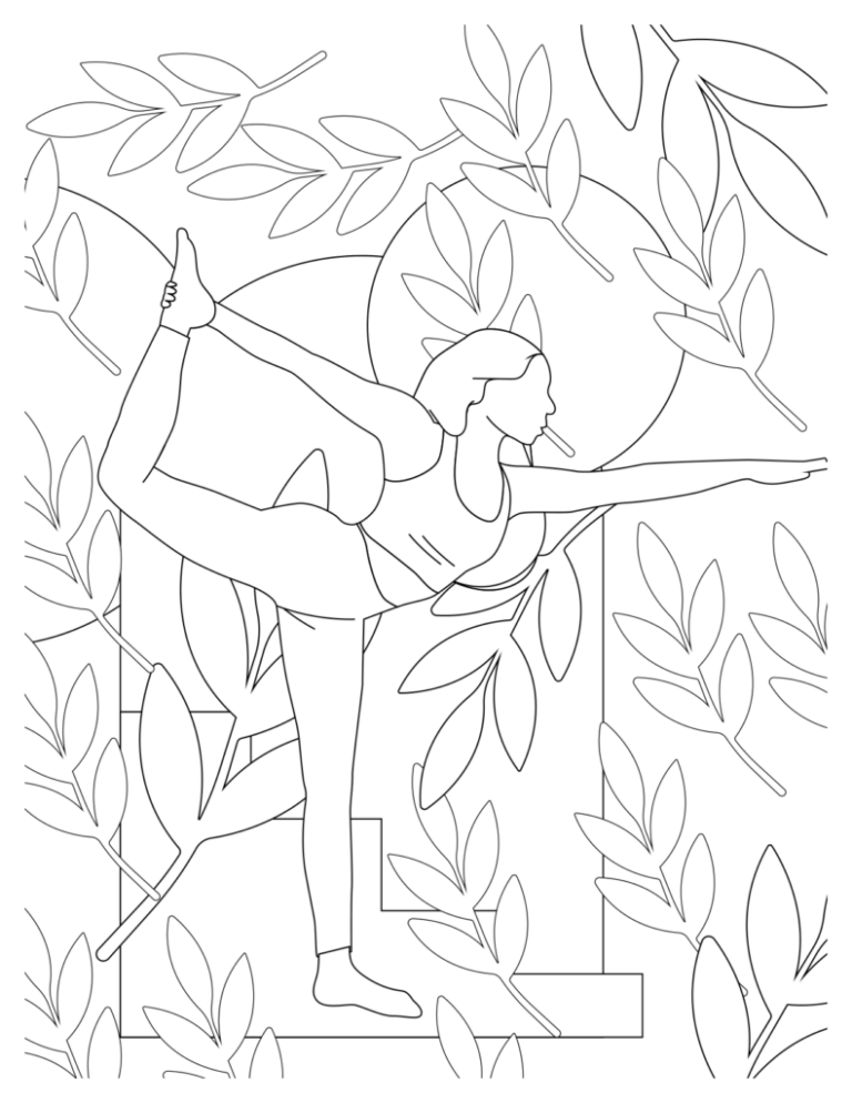 Yoga Coloring Pages | Calm Your Mind